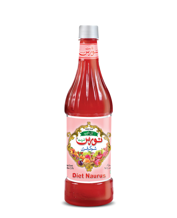 Naurus Diet Red Syrup – 800ml Low-Calorie Fruit Concentrate – Naurus ...