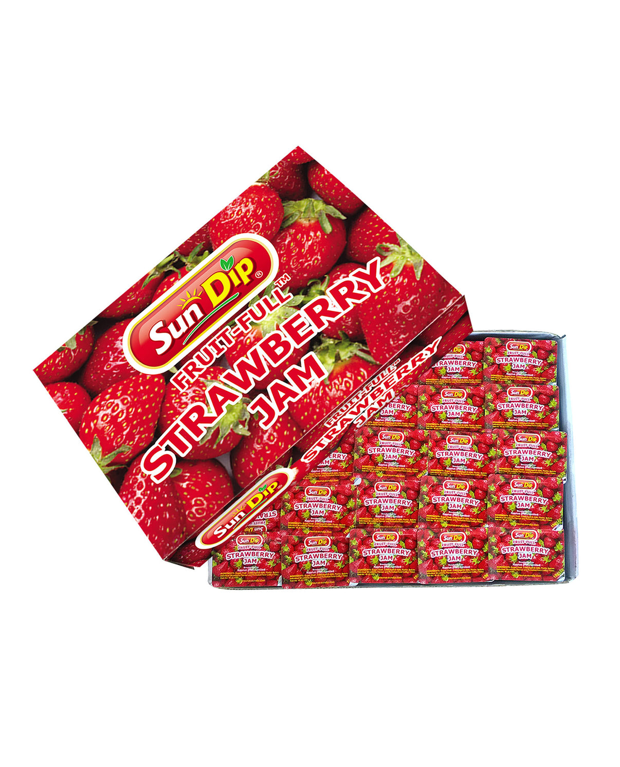 Strawberry Jam 100 PCs (Portion Pack) Box – Naurus - Sundip
